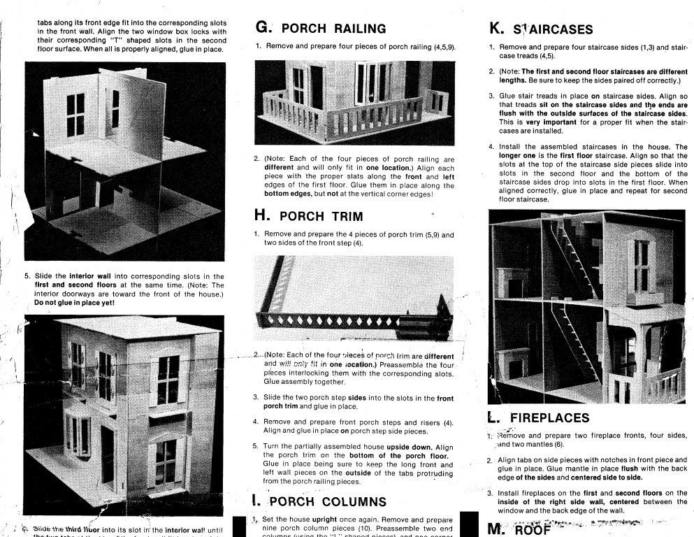 Original instructions for The Washington Dollhouse Kit - Members ...
