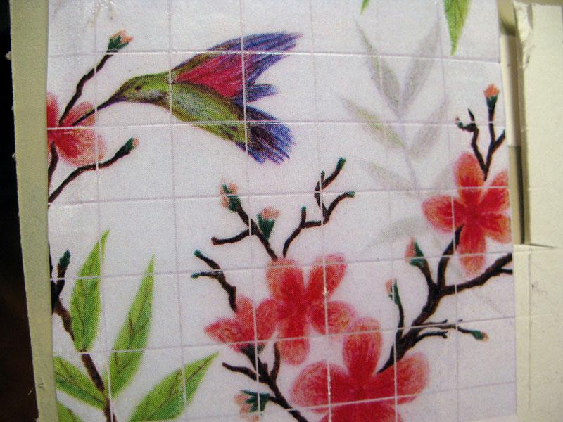 Hummingbird tile sample - Members' Gallery - The Greenleaf Miniature ...